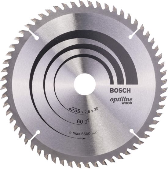 Bosch list kružne testere Optiline Wood 235 x 30/25 x 2,8 mm, 60 - 2608641192