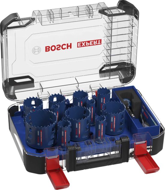 Bosch EXPERT Multi Material Power Change Plus set testera za otvore, 20; 22; 25; 32; 35; 40; 44; 51; 60; 64; 76×60 mm, 14 delova (2608901908)