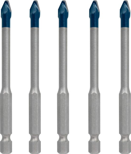 Bosch komplet EXPERT HEX-9 HardCeramic burgija za crep od 6 mm, 5-delni - 2608900599