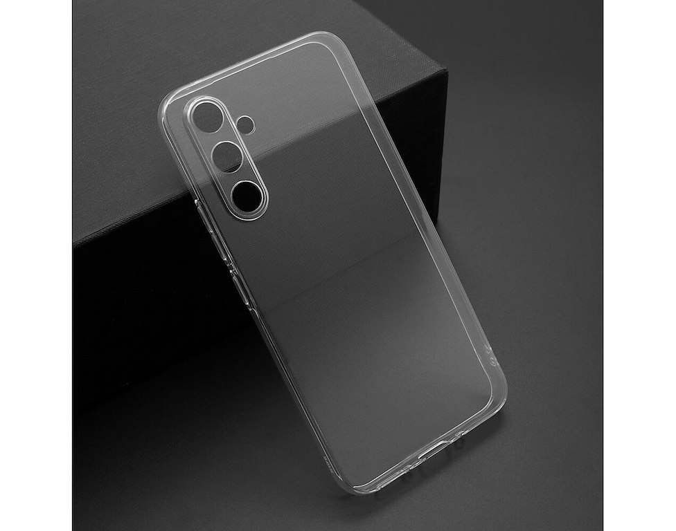 Silikonska futrola ultra tanka (skin) PROTECT - Samsung A546B Galaxy A54 5G providna (bela) (MS)
