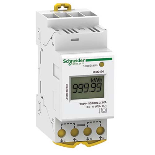 SE modular single phase power meter iEM2100 – 230V – 63A