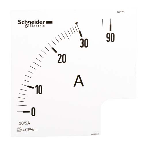 SE ammeter dial Power Logic – 3 In – ratio 75/5A