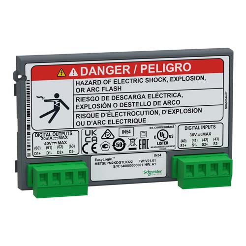 SE EasyLogic PM2X30 – I/O Module – Digital – 2 Inputs + 2 outputs