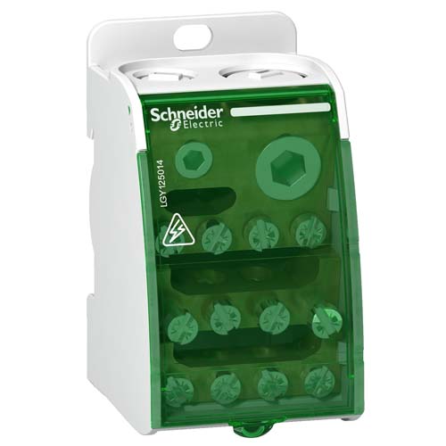 SE Linergy DS – screw distribution block 1P – 250A – 14 holes