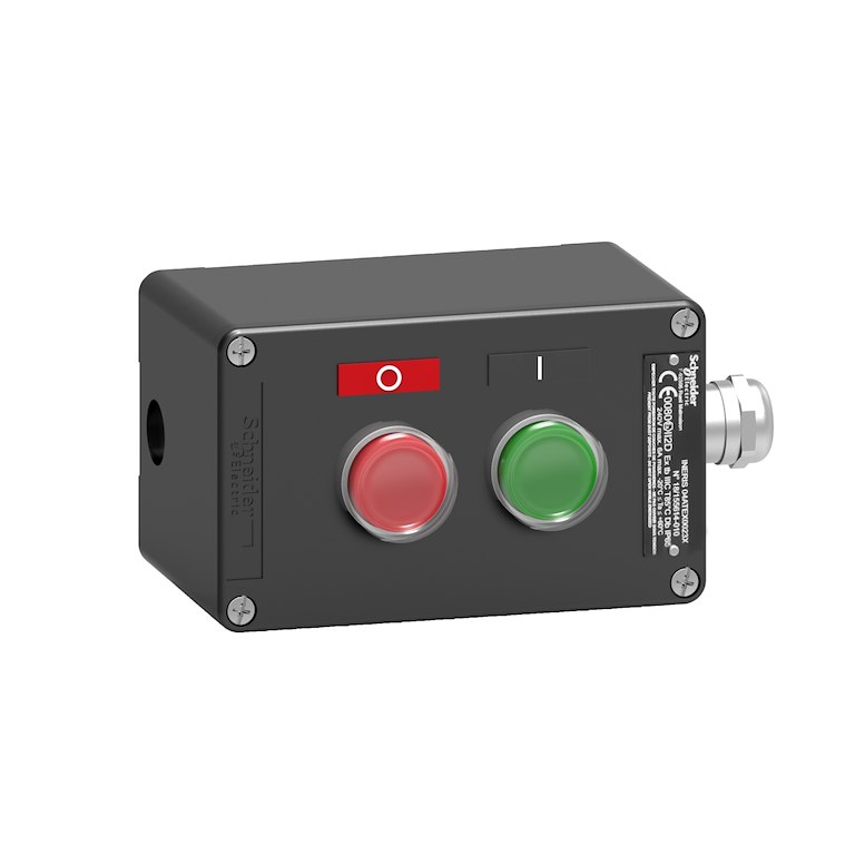 SE Harmony XAW ATEX D kontrolna jedinica metalna start stop funkcija 2 tastera zeleni crveni 1 NO + 1 NC