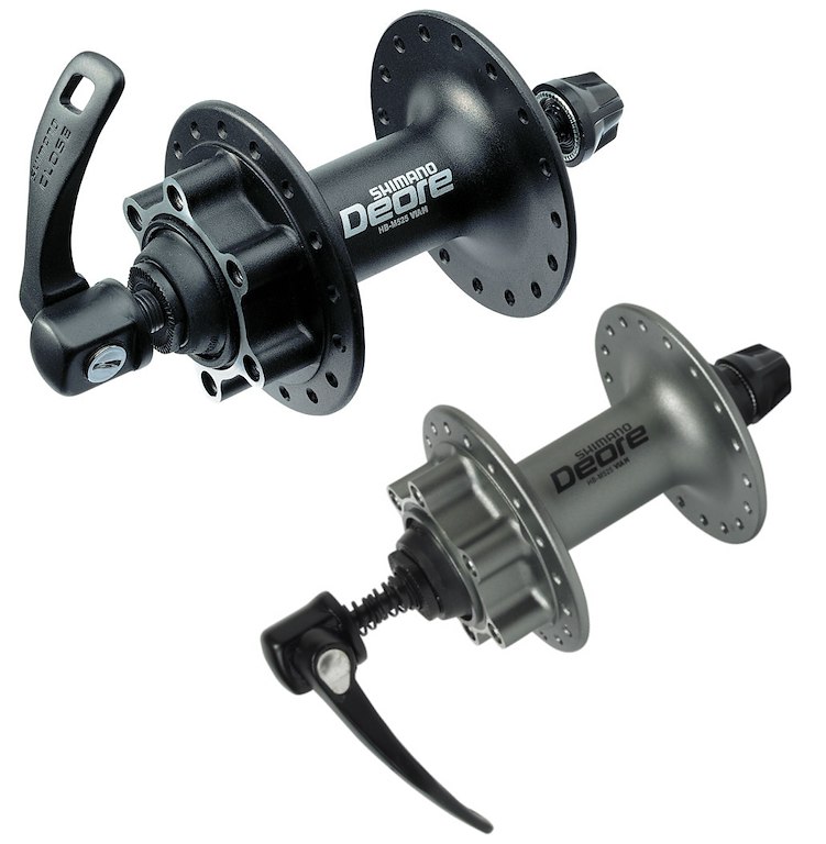 NABLA PREDNJA SHIMANO DEORE HB-M525A, 32H, OLD 100MM, AXLE 108MM, QR 133MM, FOR ROTOR 6-BOLT, BLACK