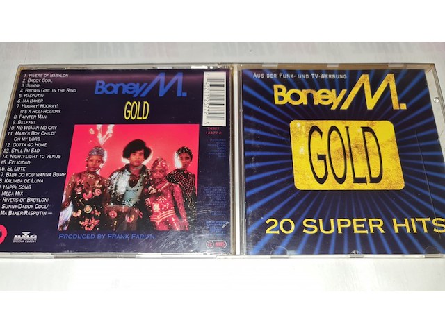 Boney M - Gold, 20 super hits , ORIGINAL