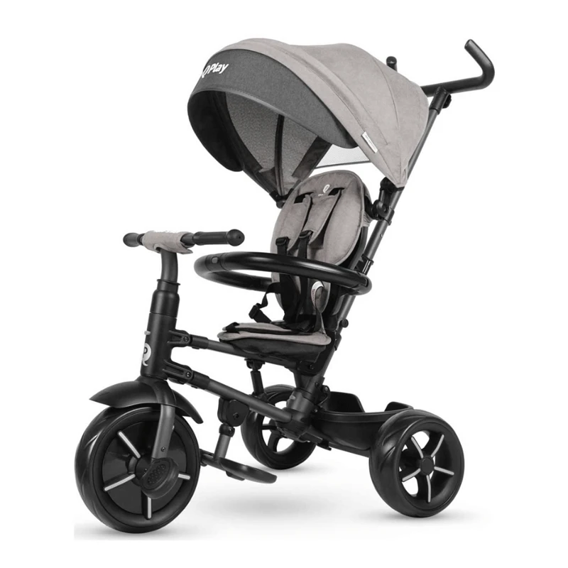 QPlay Tricikl Za Decu Rito Star Grey, 10m+