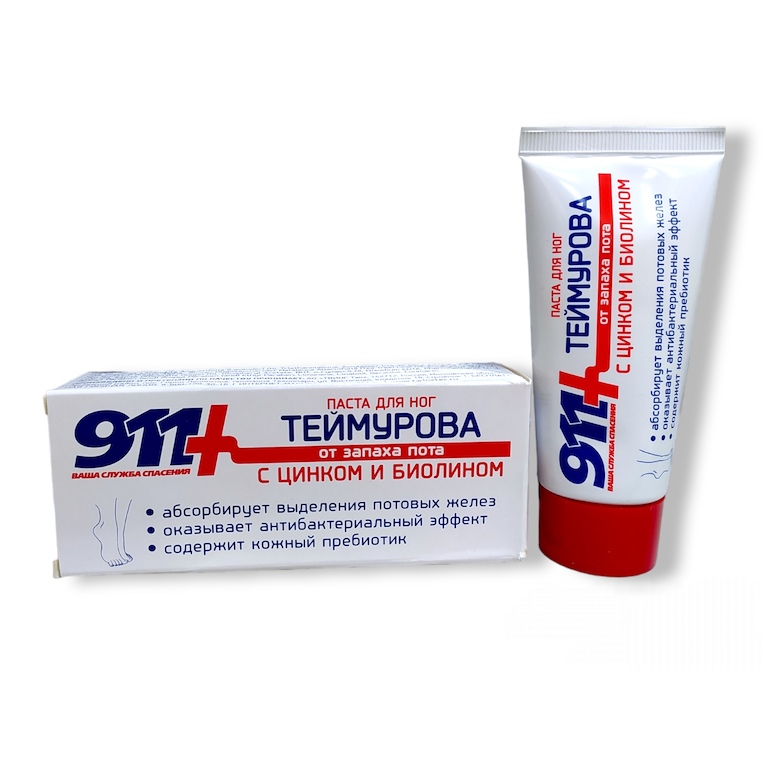 911 "Tejmurova mast" za stopala protiv znojenja, 50 ml