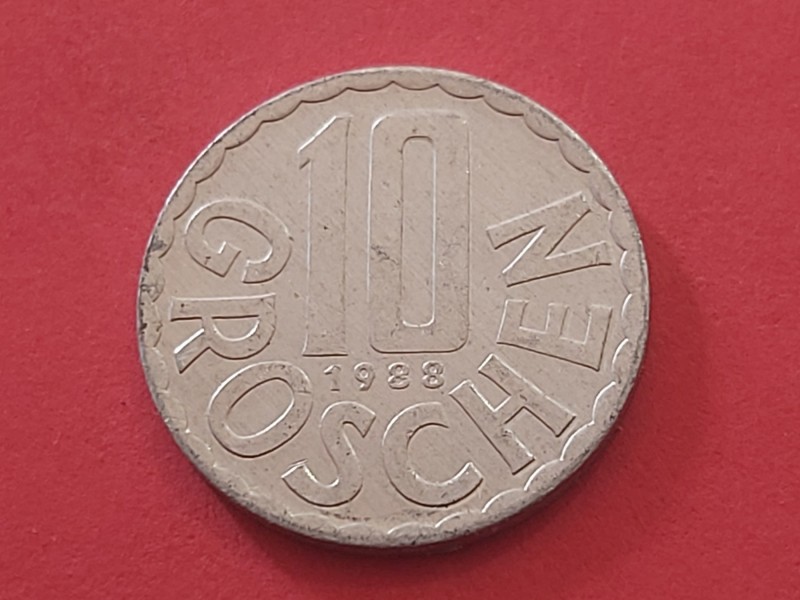 Austrija - 10 groschen 1988 god