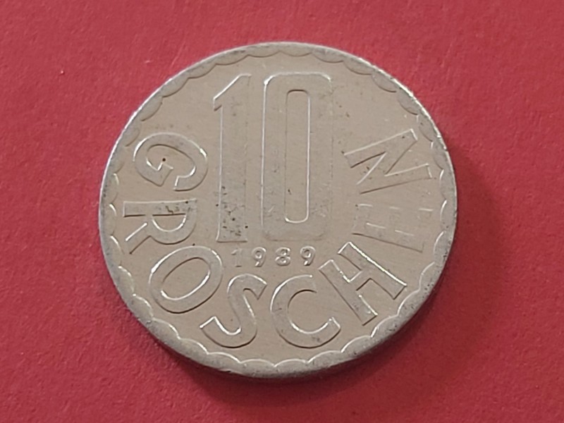 Austrija - 10 groschen 1989 god