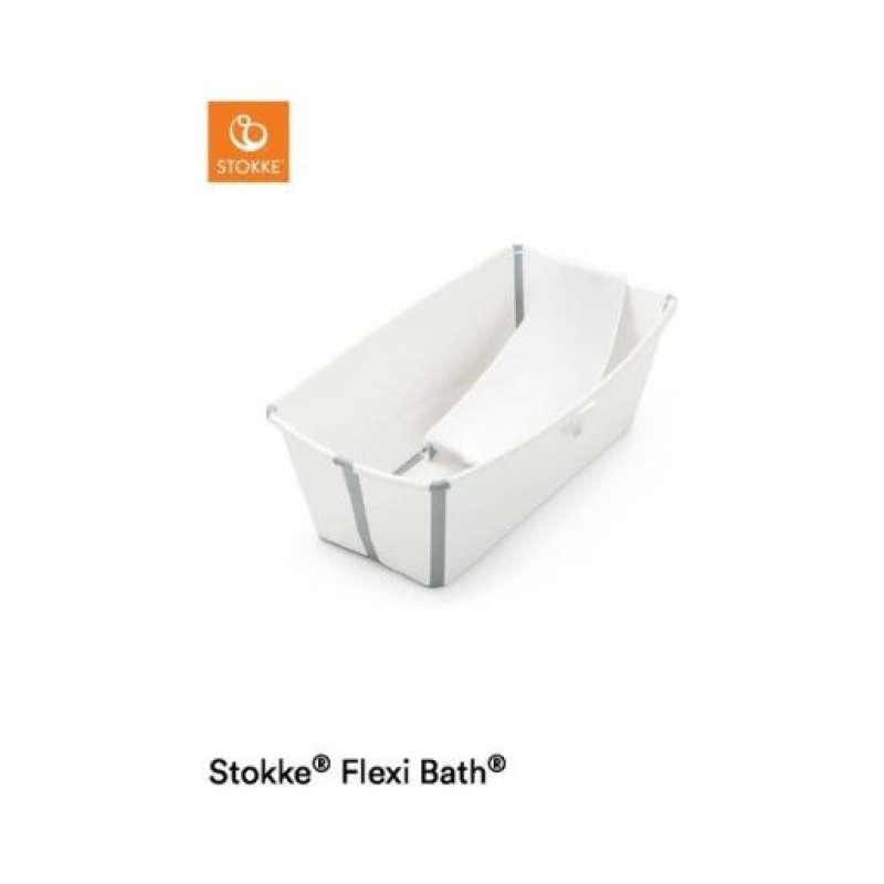 Stokke Flexi Bath set sklopive kadice i podloge White