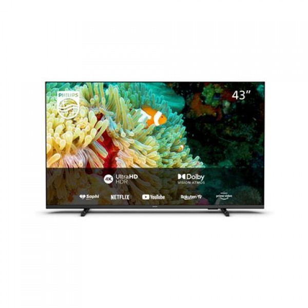 PHILIPS LED TV 43PUS760712, 4K, SAPHI ,CRNI