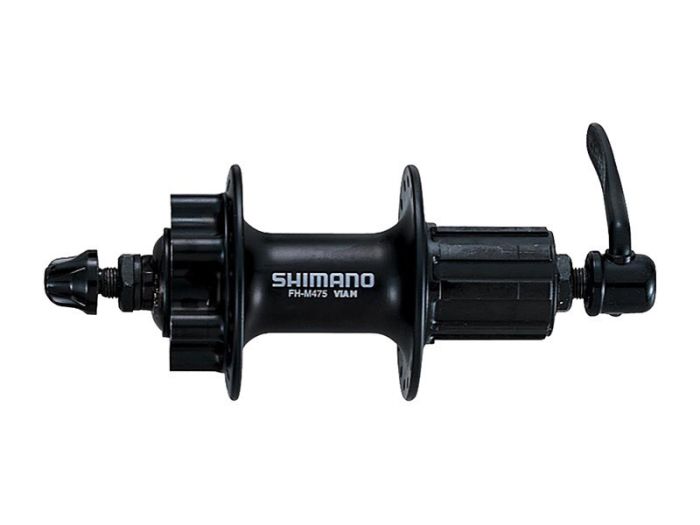 NABLA ZADNJA SHIMANO DEORE FH-M475L 36H 8-10 BRZINA DISK 6-BOLT SIVA QR:166mm