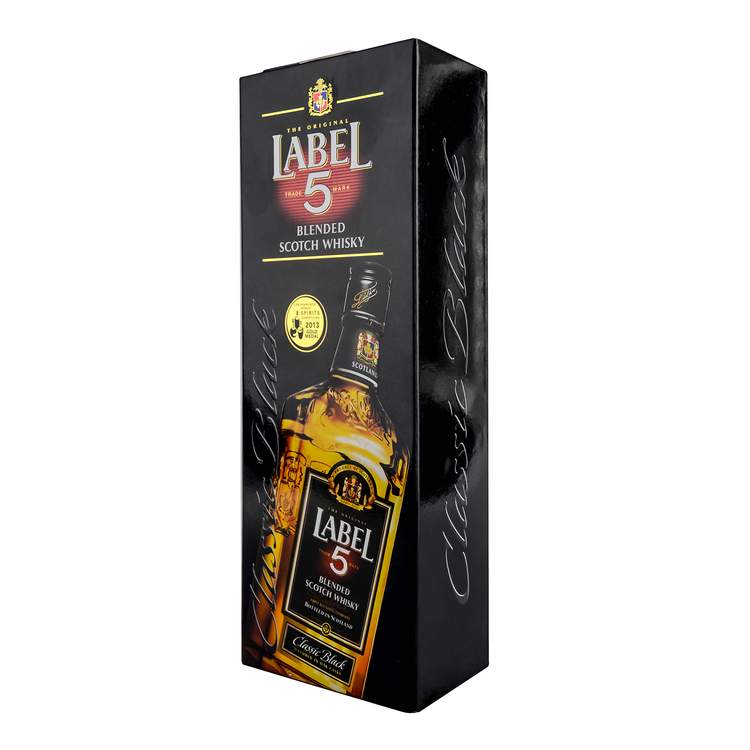 Label Gift Scotish Whisky Classic Black-viski 0,7l