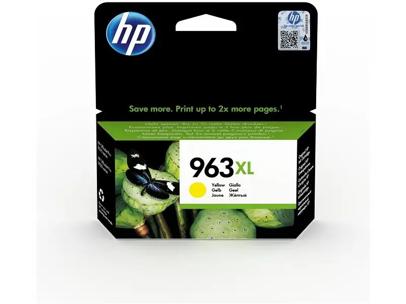 HP 963XL HIGH YIELD YELLOW ORIGINAL INK CARTRIDGE 3JA29AE