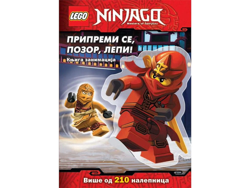 LEGO Ninjago – Pripremi se, pozor, lepi! 212 nalepnica
