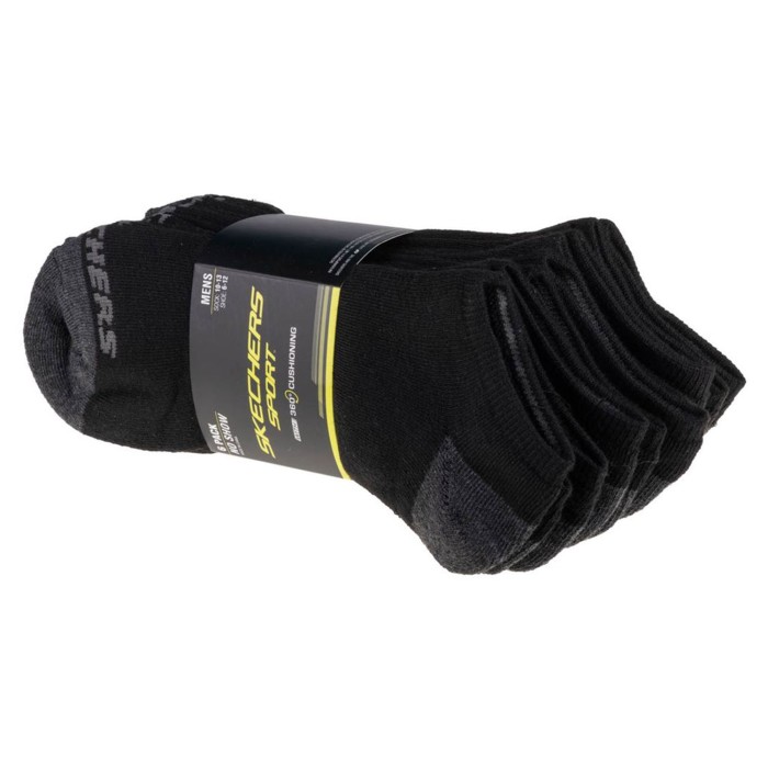 Skechers 6Pk Mens Full Terry čarape