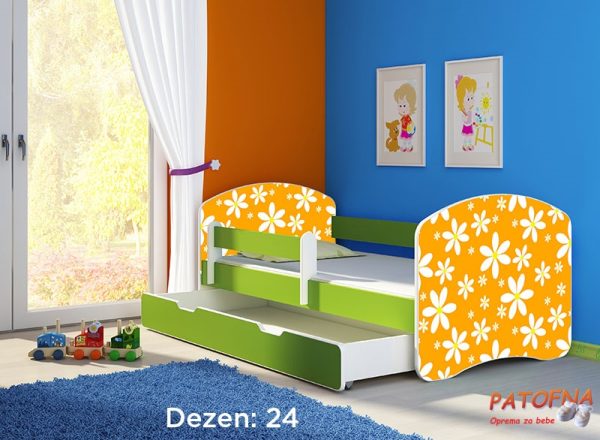 Krevet za decu Acma 2 GREEN 140×70 24