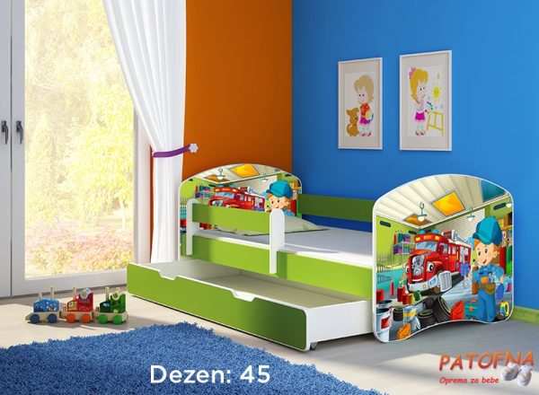 Krevet za decu Acma 2 GREEN 140×70 45