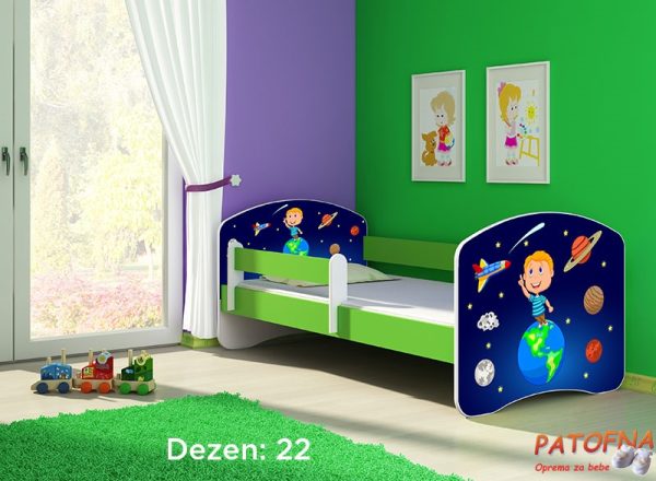 Krevet za decu Acma 2 GREEN 140×70 BF 22