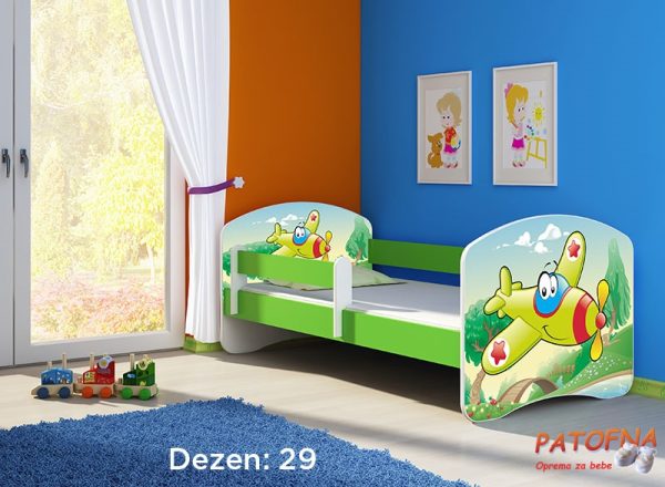 Krevet za decu Acma 2 GREEN 140×70 BF 29