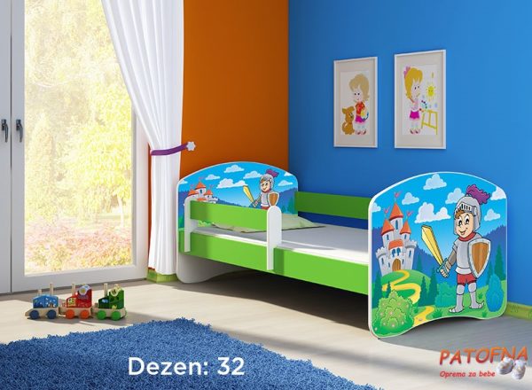 Krevet za decu Acma 2 GREEN 140×70 BF 32