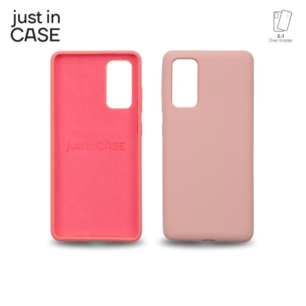 JUST IN CASE 2u1 Extra case MIX PLUS paket pink za S20FE