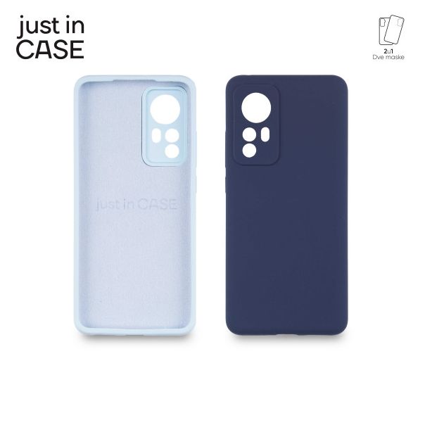 JUST IN CASE 2u1 Extra case MIX za Xiaomi 12, teget/ baby plava