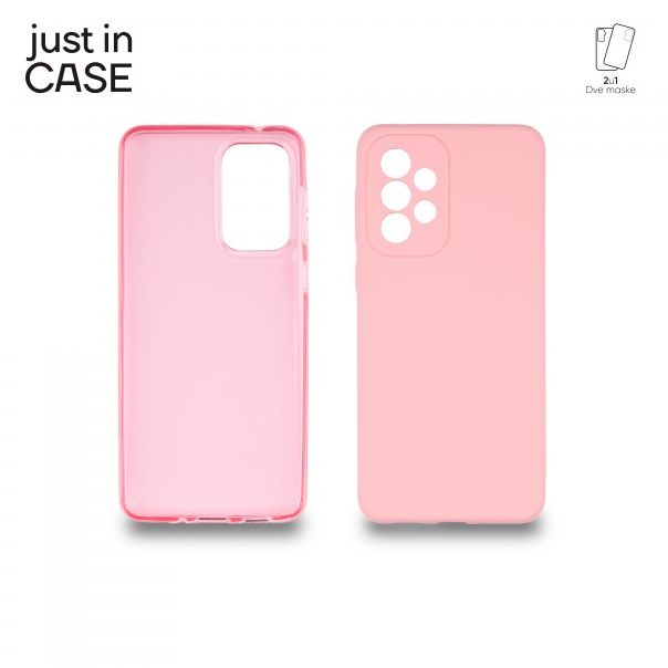 JUST IN CASE 2u1 Extra case MIX paket pink za A33 5G