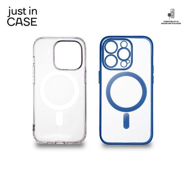 JUST IN CASE 2u1 Extra case MAG MIX paket plavi za iPhone 14 Pro