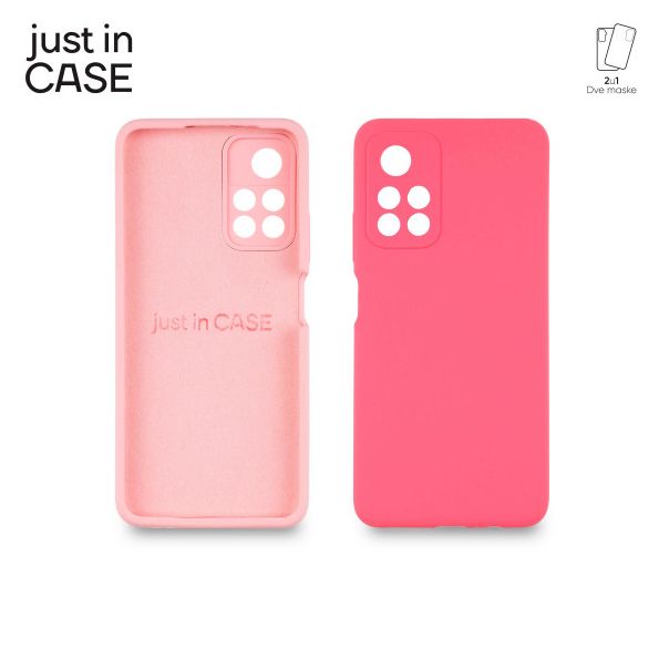 JUST IN CASE 2u1 Extra case MIX PLUS paket pink za Redmi Note 11s 5G