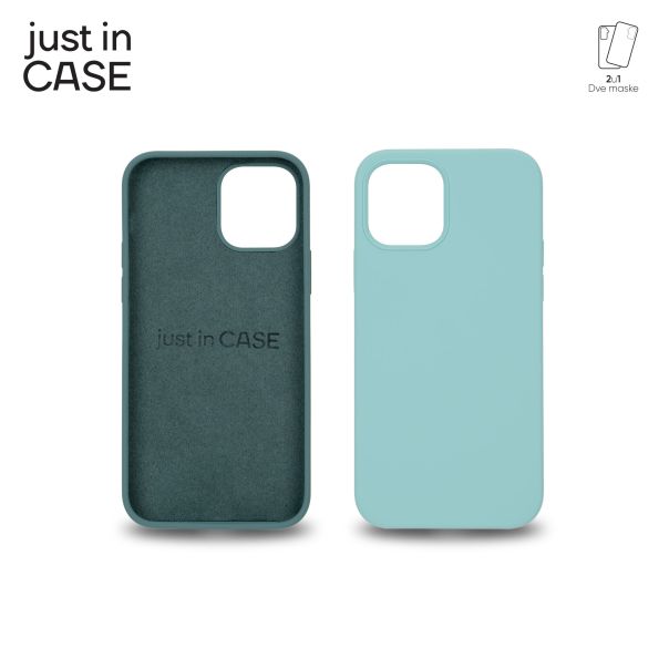 JUST IN CASE 2u1 Extra case MIX PLUS paket zeleni za iPhone 12