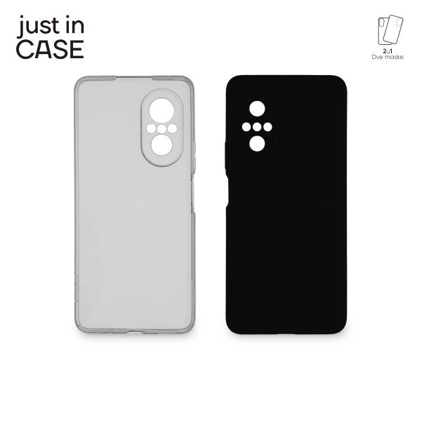 JUST IN CASE 2u1 Extra case MIX paket crni za Huawei Nova 9SE