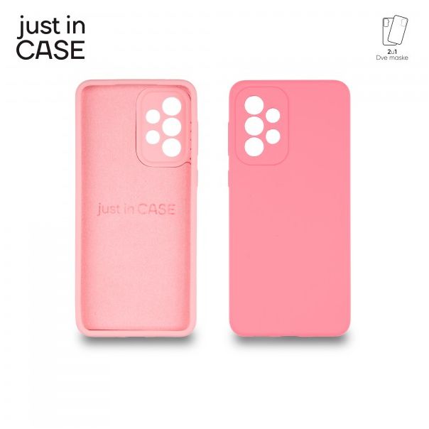 JUST IN CASE 2u1 Extra case MIX PLUS paket pink za A33 5G