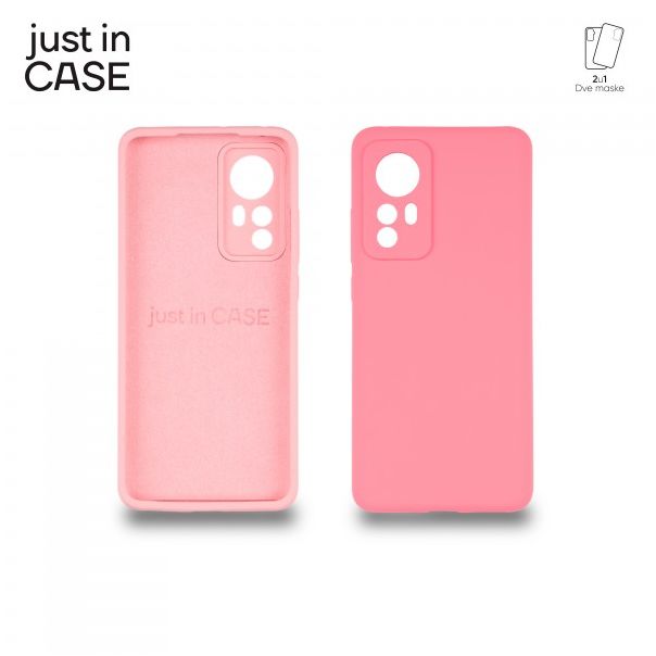 JUST IN CASE 2u1 Extra case MIX PLUS paket pink za Xiaomi 12