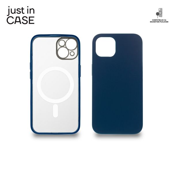 JUST IN CASE 2u1 Extra case MIX Magnetic iPhone 13, teget