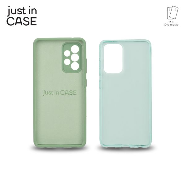 JUST IN CASE 2u1 Extra case MIX paket zeleni za A52S 5G