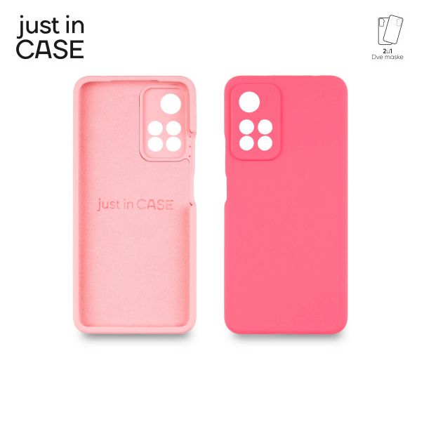 JUST IN CASE 2u1 Extra case MIX PLUS paket pink za Redmi Note 11 Pro + 5G