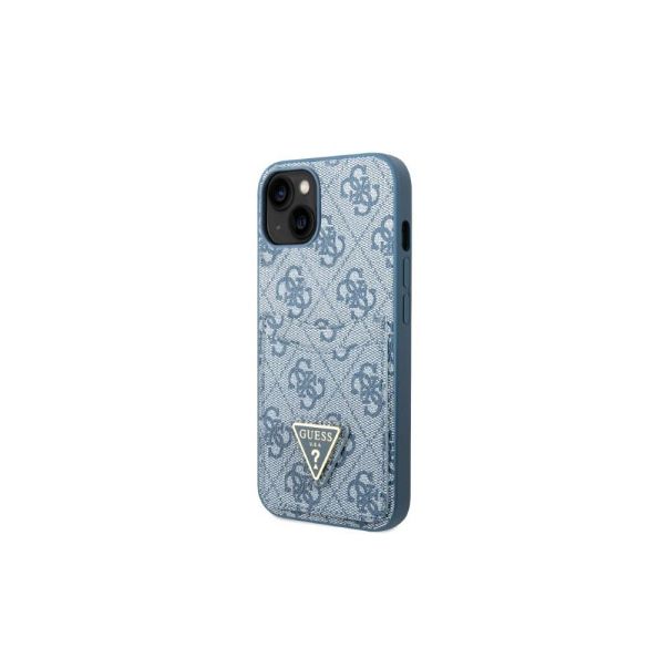 GUESS Futrola za iPhone 13 Pro, plava Triangle Logo Cardslot