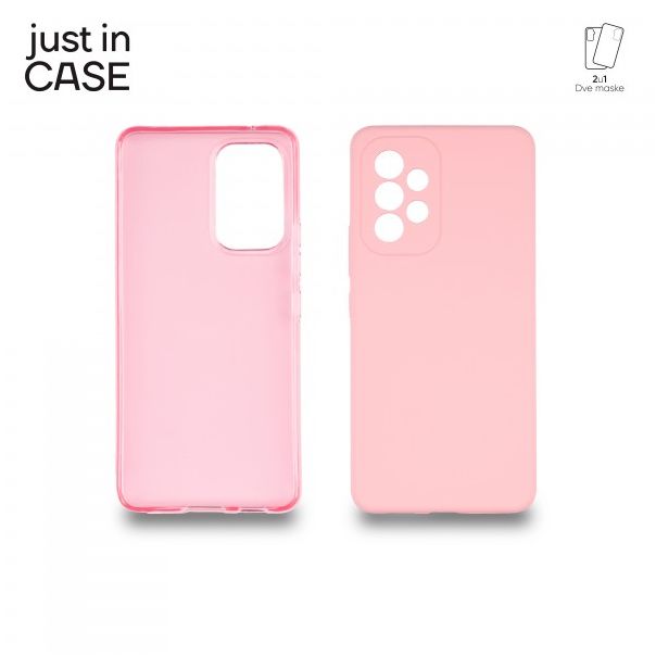 JUST IN CASE 2u1 Extra case MIX paket pink za A53 5G