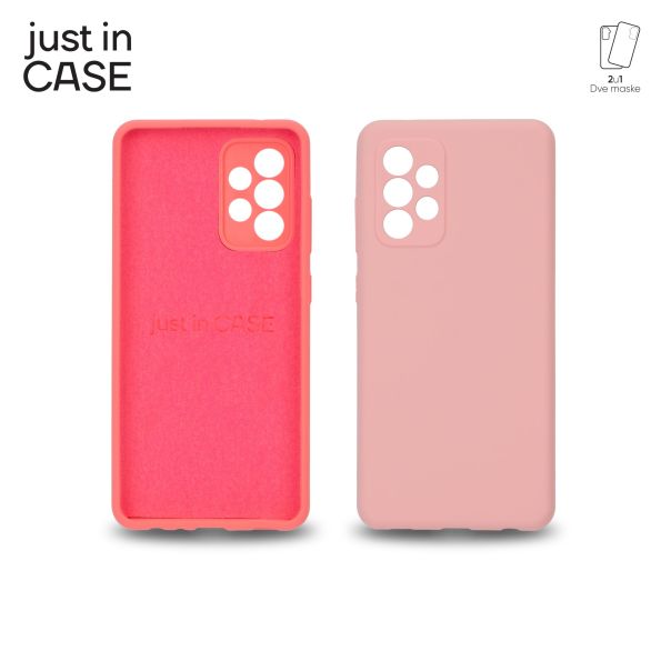 JUST IN CASE 2u1 Extra case MIX PLUS paket pink za A52S 5G