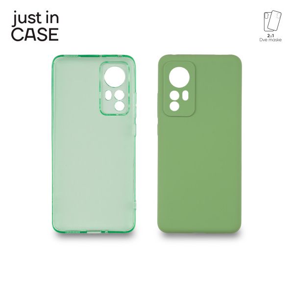 JUST IN CASE 2u1 Extra case MIX paket zeleni za Xiaomi 12