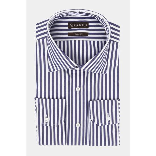 VAKKO STRIPED CLASSIC SHIRT