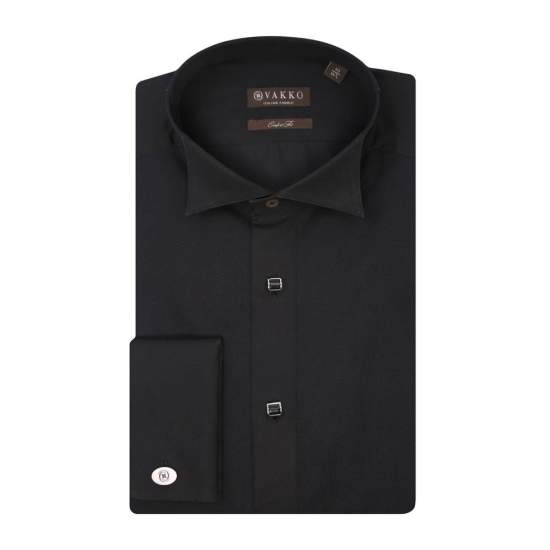 VAKKO TEXTURED HORSE COLLAR TUNK SHIRT