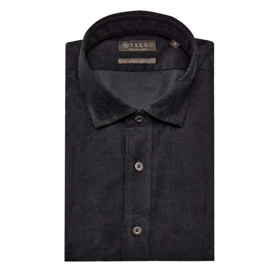 VAKKO RIBBED VELVET SPORTS SHIRT