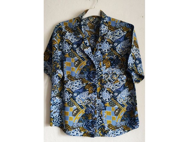 Bluza od viskoze sa rusticnim motivima vel.L