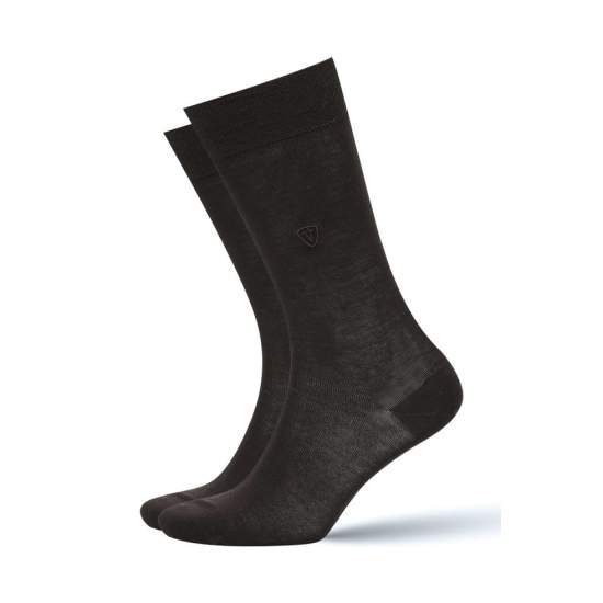 VAKKO BROWN CLASSIC COTTON SOCKS