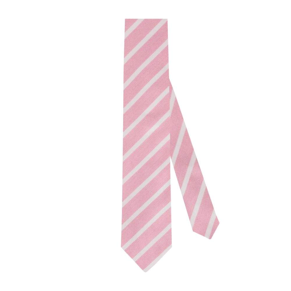 VAKKO DIAGONAL STRIPED SILK TIE