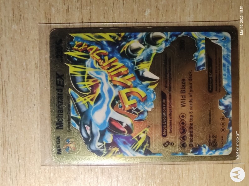 Pokemon TCG karta zlatna 2